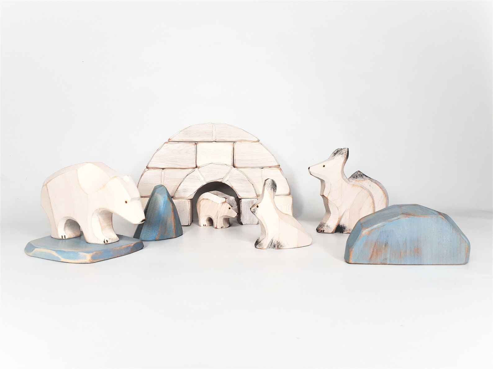 Igloo Toy, Wooden Puzzle, North Pole, Inuit House, Eco-friendly - Etsy