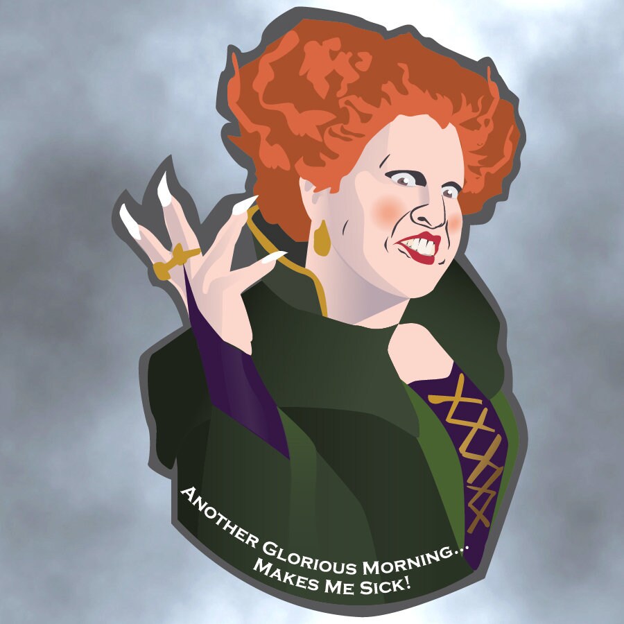 Another Glorious Morning Hocus Pocus Decal Sticker - Etsy UK