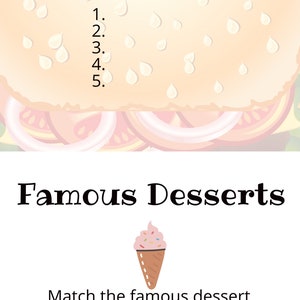 Restaurant Trivia Digital Download - Etsy
