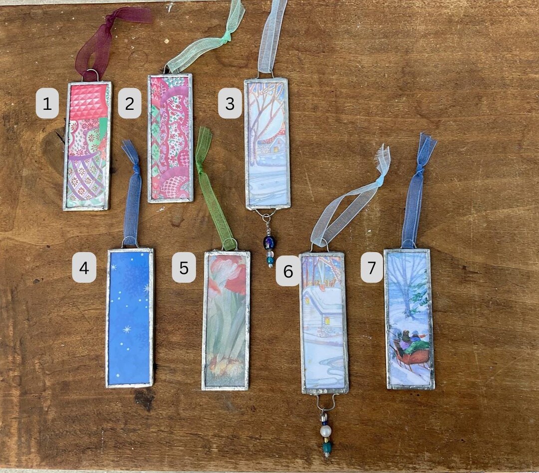 Vintage Christmas Cards Recycled Into Ornaments. Lightweight Soldered ...