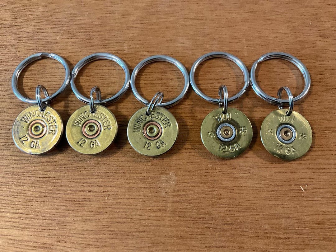 12 Gauge Winchester Shotgun Shell Keychains, Real Fired Shells ...