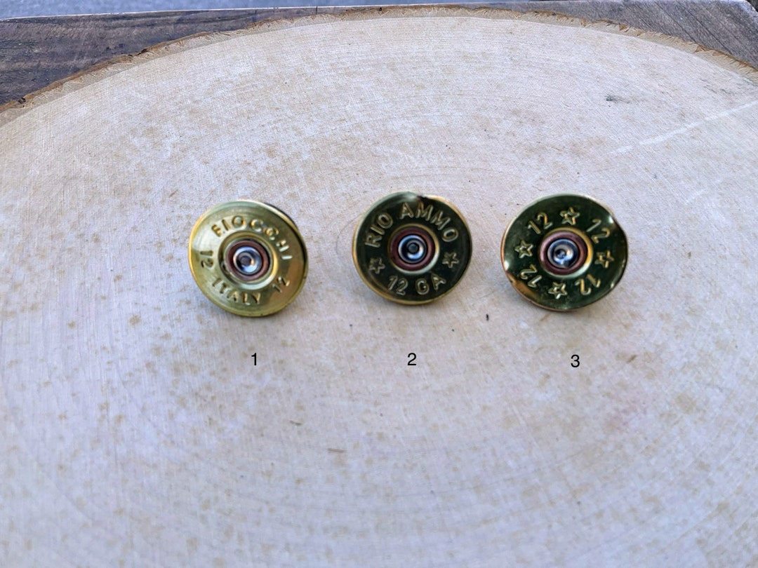 12 Gauge Shotgun Shell Button/tie Tack Pin/hat/lapel Pin. Choose ...