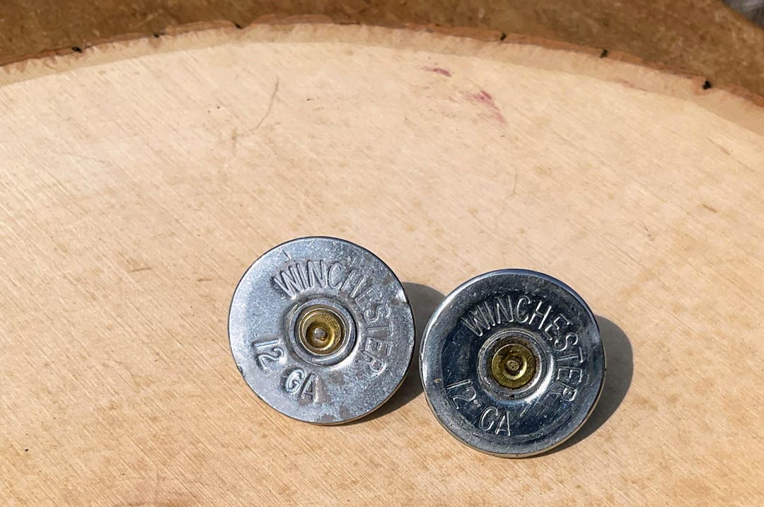 12 Gauge Winchester Silver Shotgun Shell Button/tie Tack Pin/hat/lapel ...