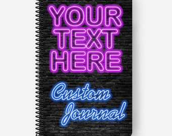 Custom Neon Planner - Etsy