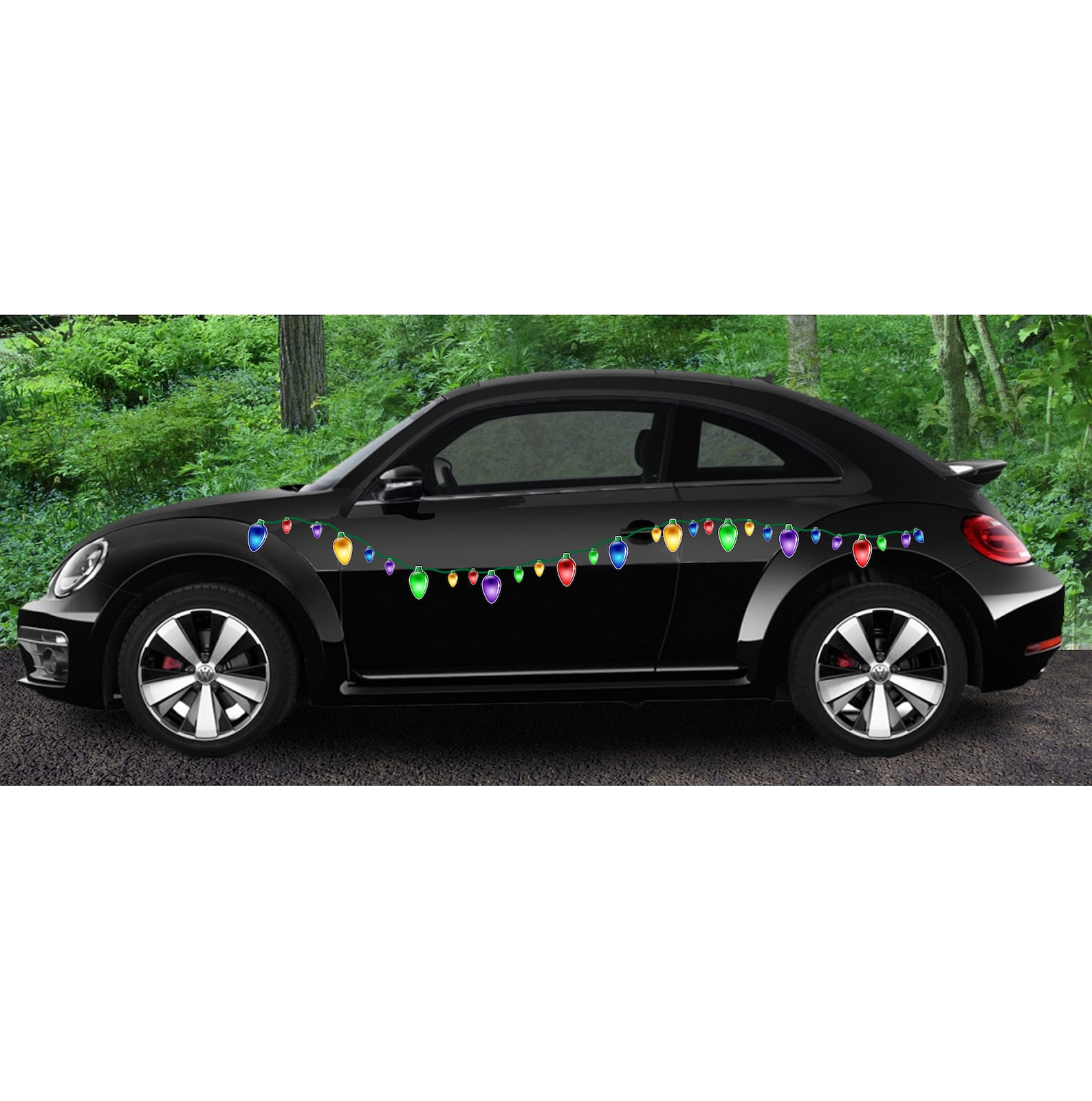 75 Christmas Lights Sticker Sheet -graphics for Windows, Cars or Trucks ...