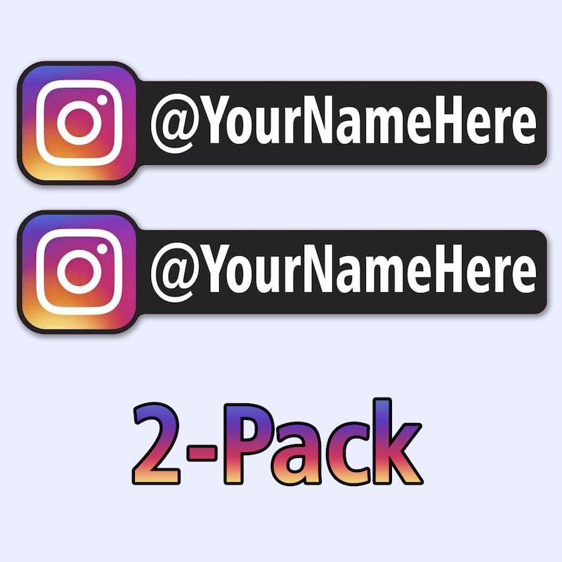 Instagram Decal Stickers - Etsy