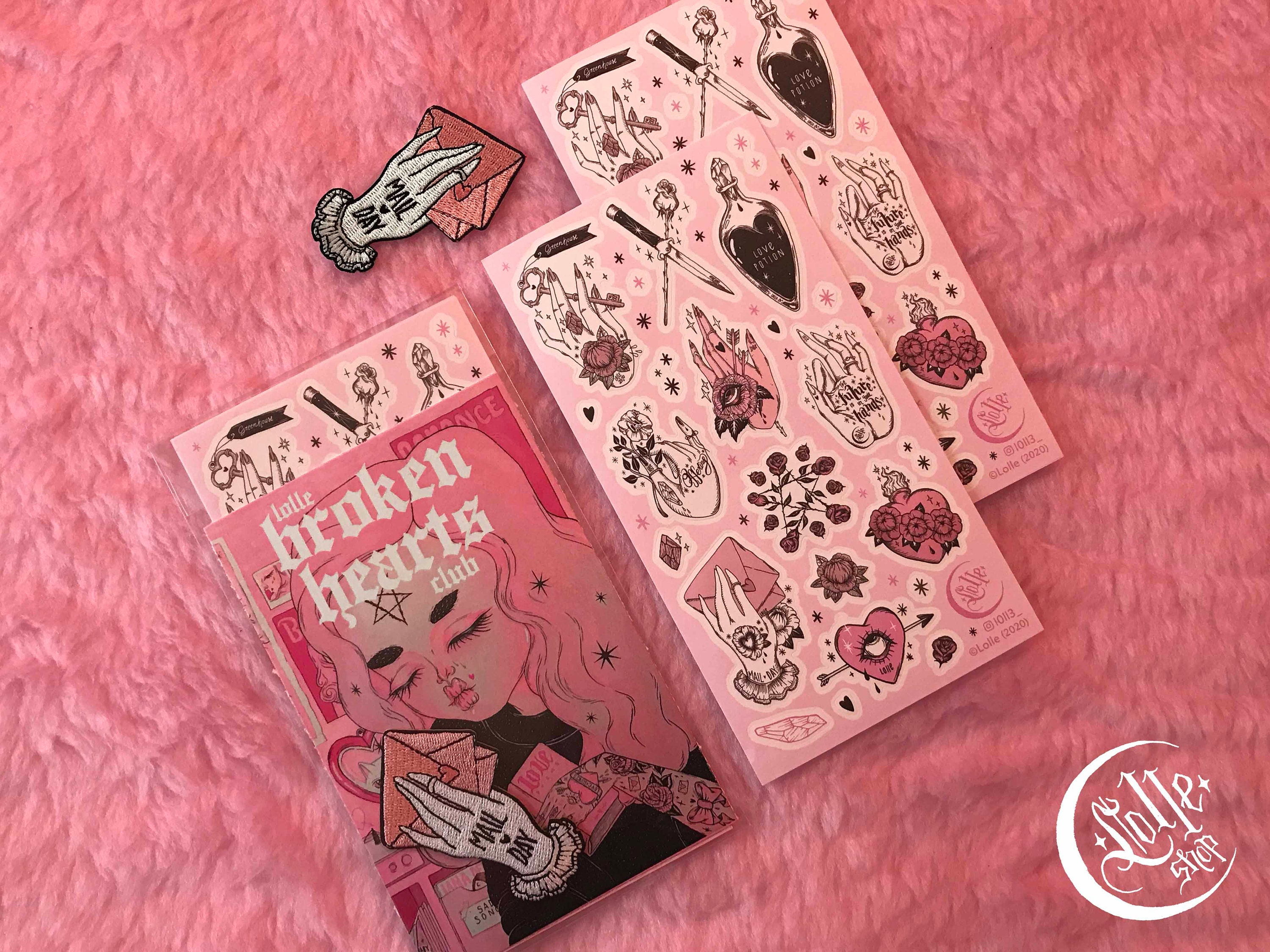 Broken Hearts Club set | Etsy