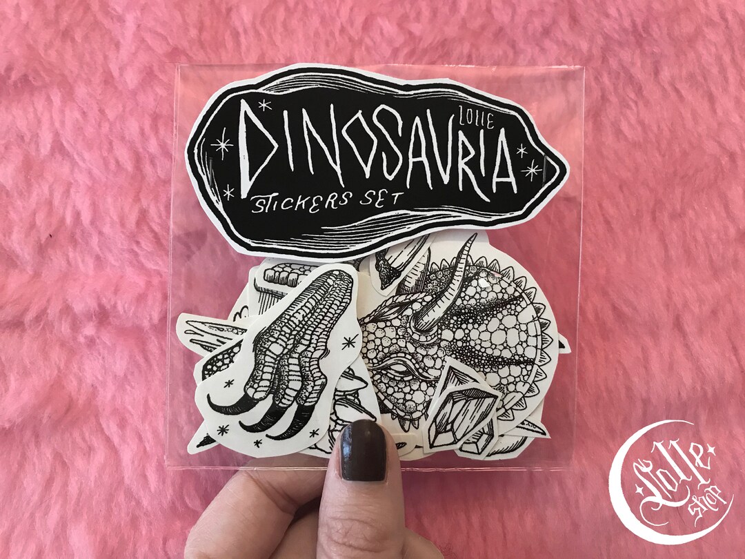 DINOSAURIA stickers Set - Etsy