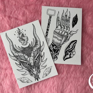 Incantatio (mini Prints Set) - Etsy