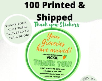 Thank You Card for Customer Orders Printable Thank You - Etsy