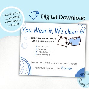 Sudster Thank You Card for Customer, Thank You Note, Delivery Driver ...