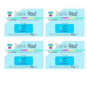 Sudster Thank You Card for Customer, Thank You Note, Delivery Driver ...
