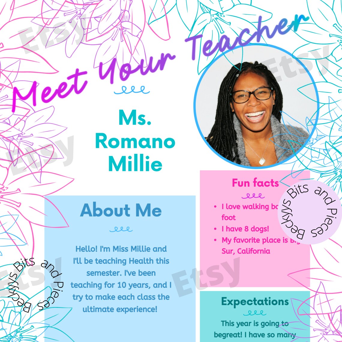 Meet the Teacher Teacher Newsletter Event Newsletter Parent - Etsy