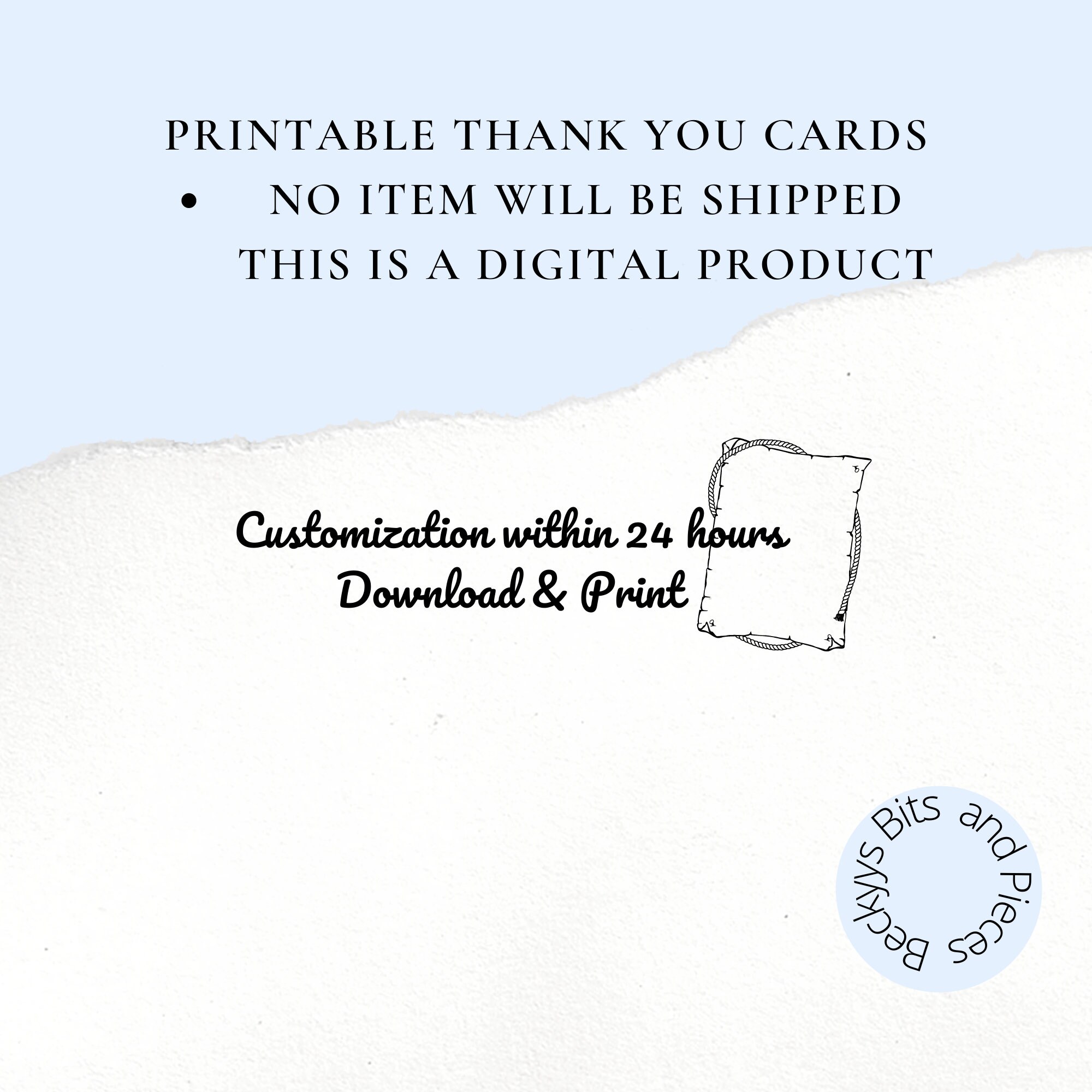 Thank You Card Delivery Driver Doordash Food Delivery - Etsy