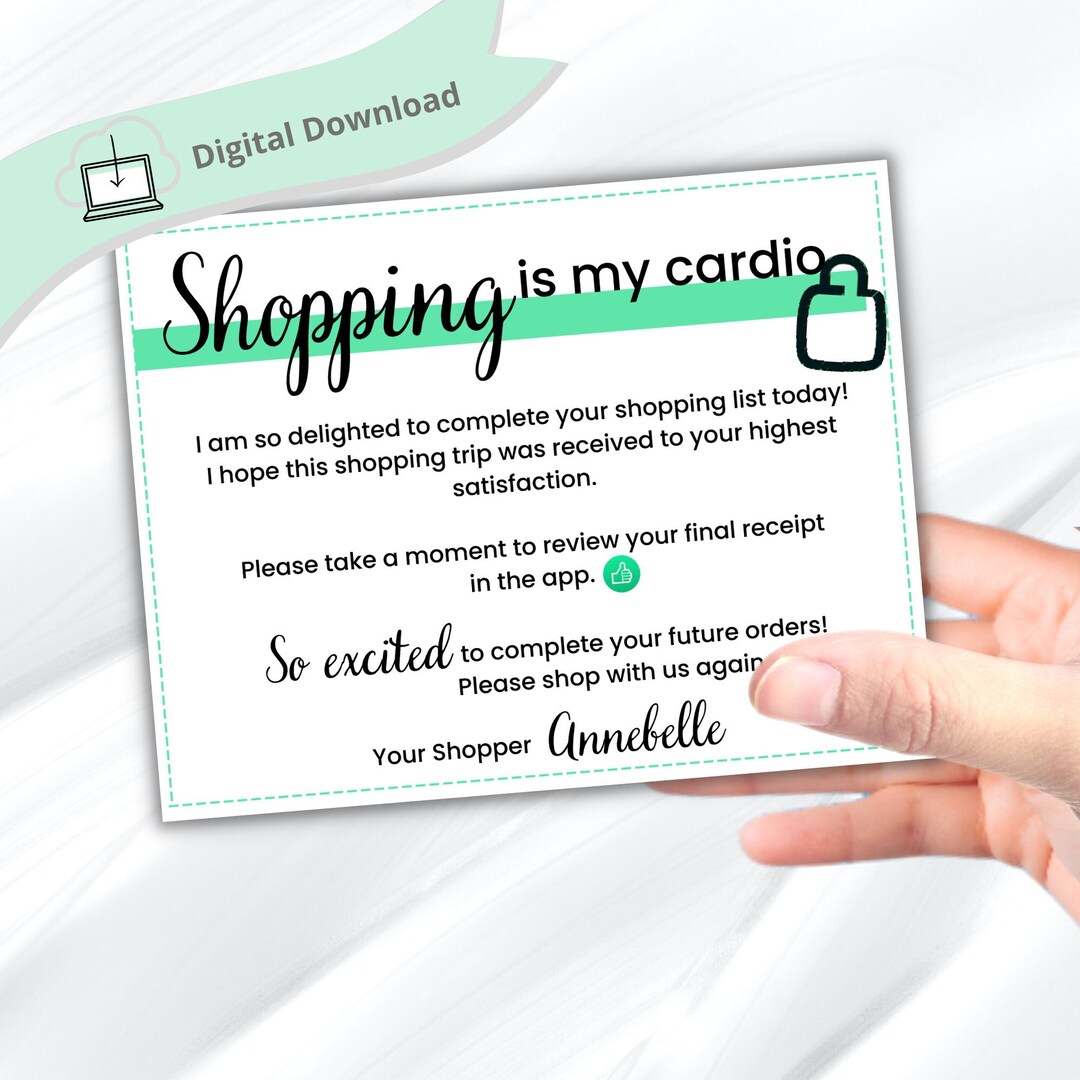 Thank You Card for Customer Orders Printable, Thank You, Delivery ...