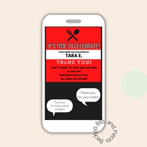 Doordash Animated Text Delivery Message, Custom GIF, Animated Message ...