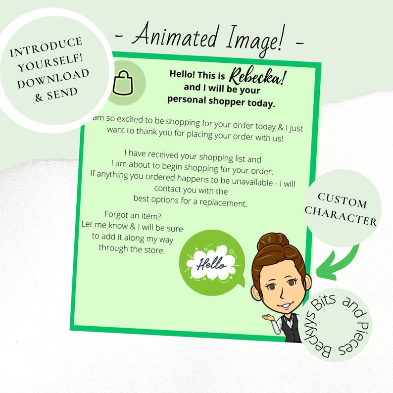 Introduction Grocery Order, Delivery Message, Introduction Text Message ...