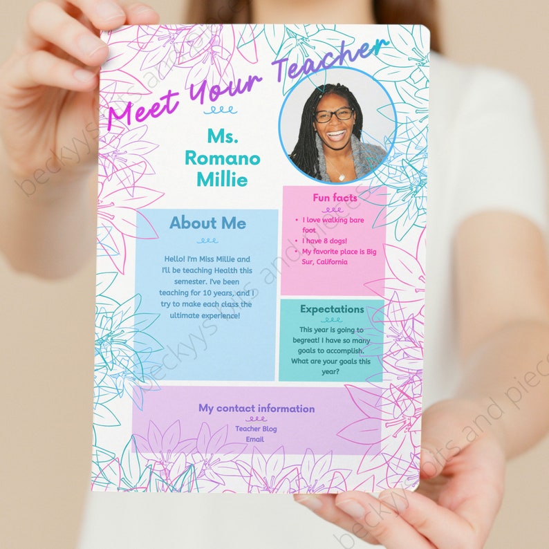 Meet the Teacher Teacher Newsletter Event Newsletter Parent - Etsy