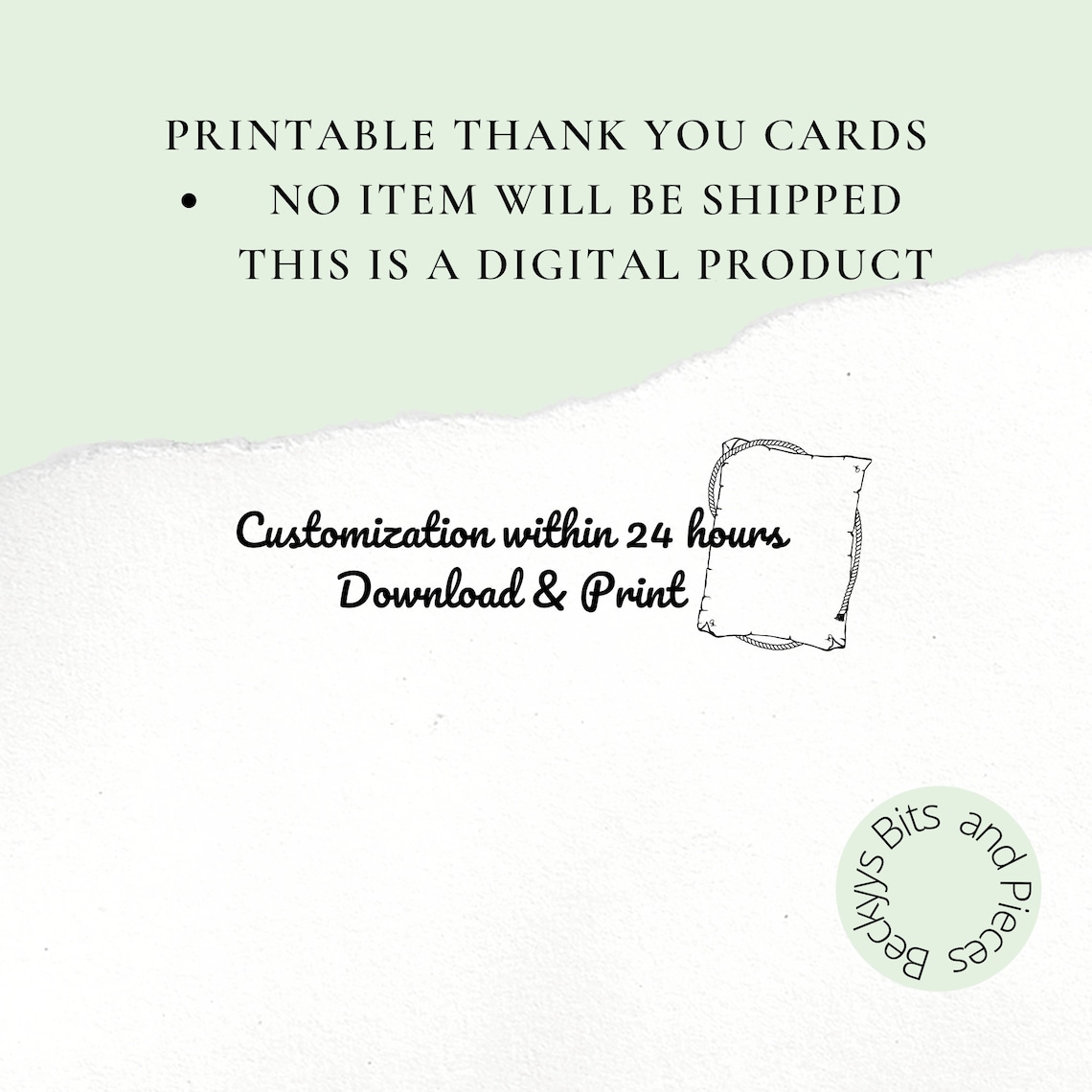 Delivery Thank You Card for Customer Orders Printable, Shipt Delivery ...