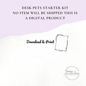 DESK PET BUNDLE Starter Kit | Posters, Rules, Activities | Classroom ...