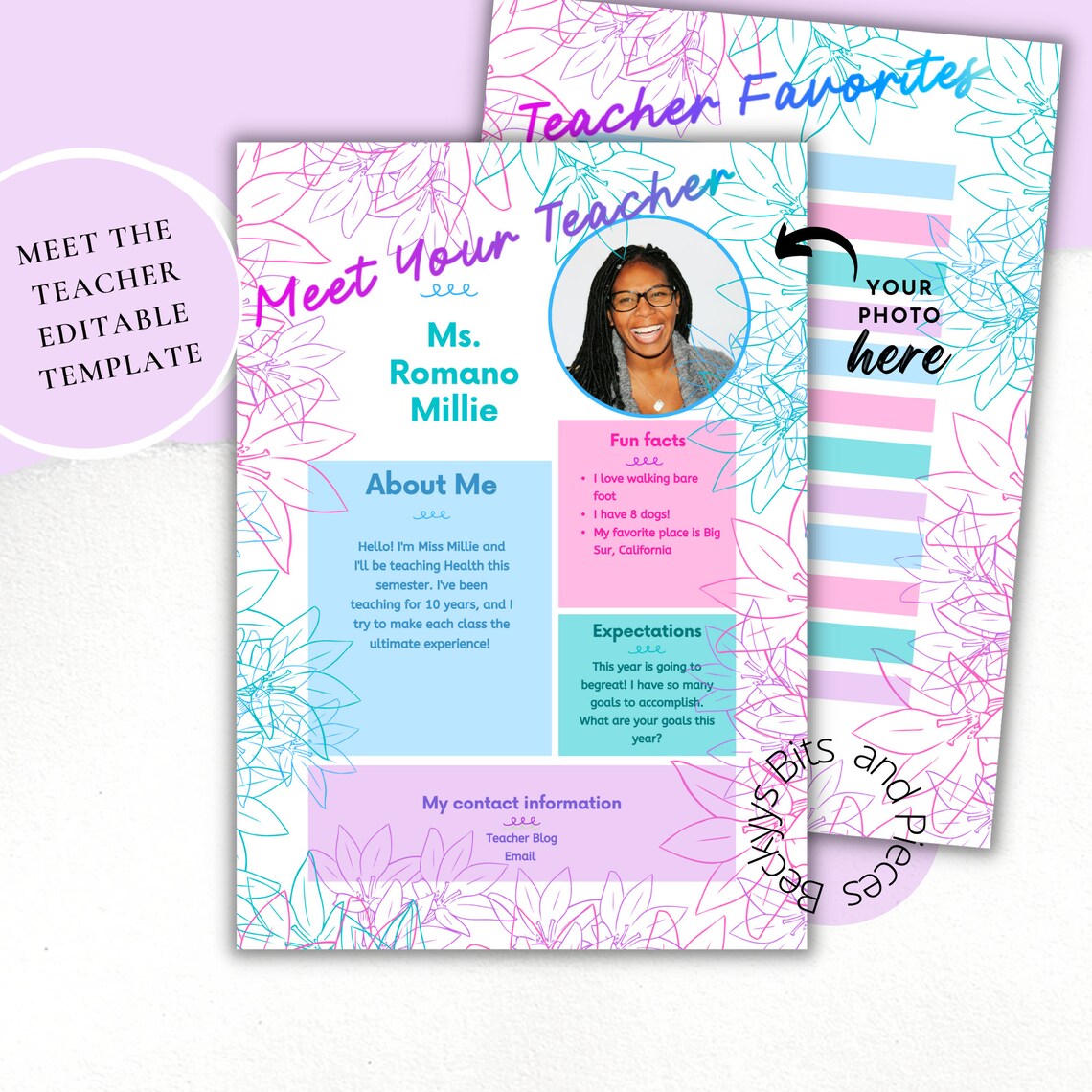 Meet the Teacher Teacher Newsletter Event Newsletter Parent - Etsy