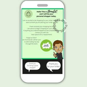 Introduction Grocery Order, Delivery Message, Introduction Text Message ...
