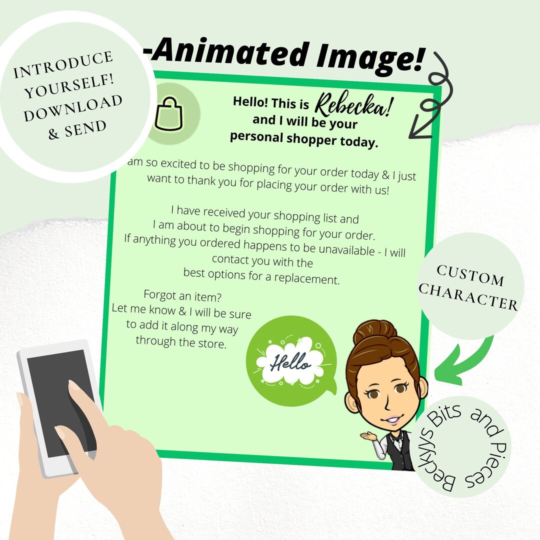 Introduction Grocery Order, Delivery Message, Introduction Text Message ...