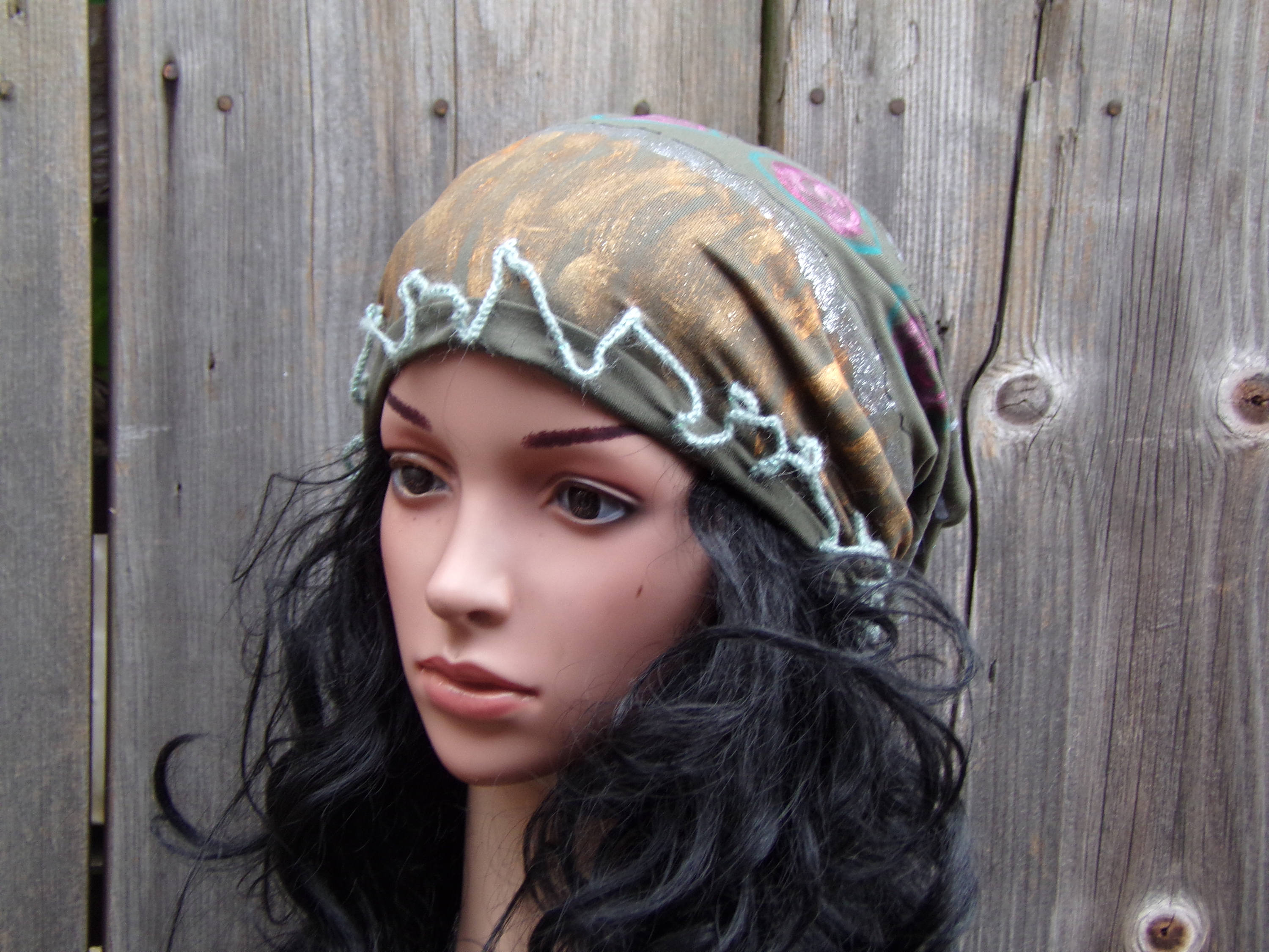 Hand Painted Tams Women Hat Chemo Headwear Chemo Beanies - Etsy