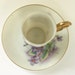 Tea Cup and Saucer Norcrest Petite With Violets Fine China Made in ...