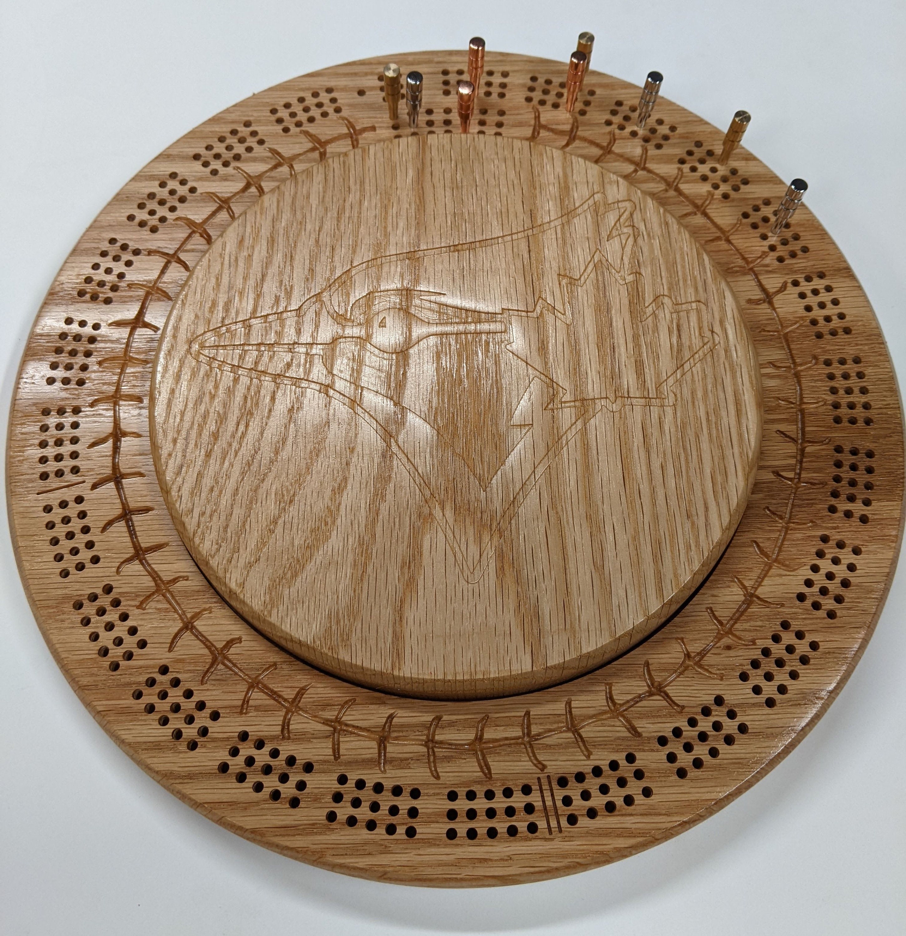 Baseball Cribbage Board - Etsy