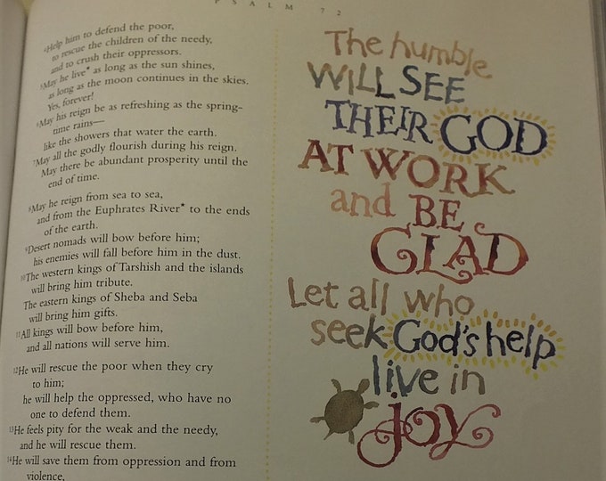 The Book of PSALMS Illustrated in Calligraphy by Timothy R. Botts 1997 ...
