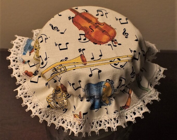 20 Musical Instruments Mason Canning Jar Bonnets Jam Jar - Etsy