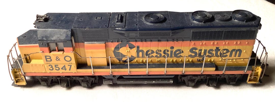 HO Scale Vintage B & O Chessie System Engine 3547 - Etsy