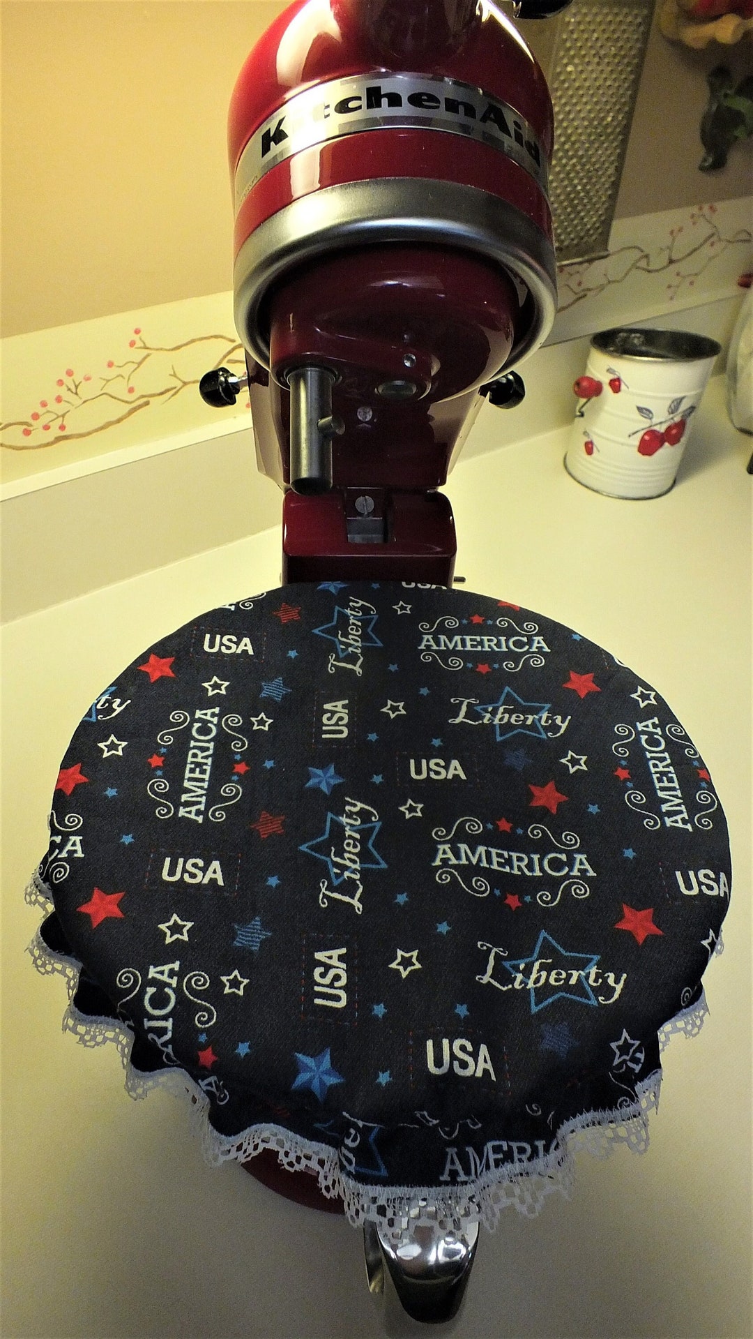 Kitchen Stand Mixer Bowl Bonnet/cover - USA - Americana - Liberty ...