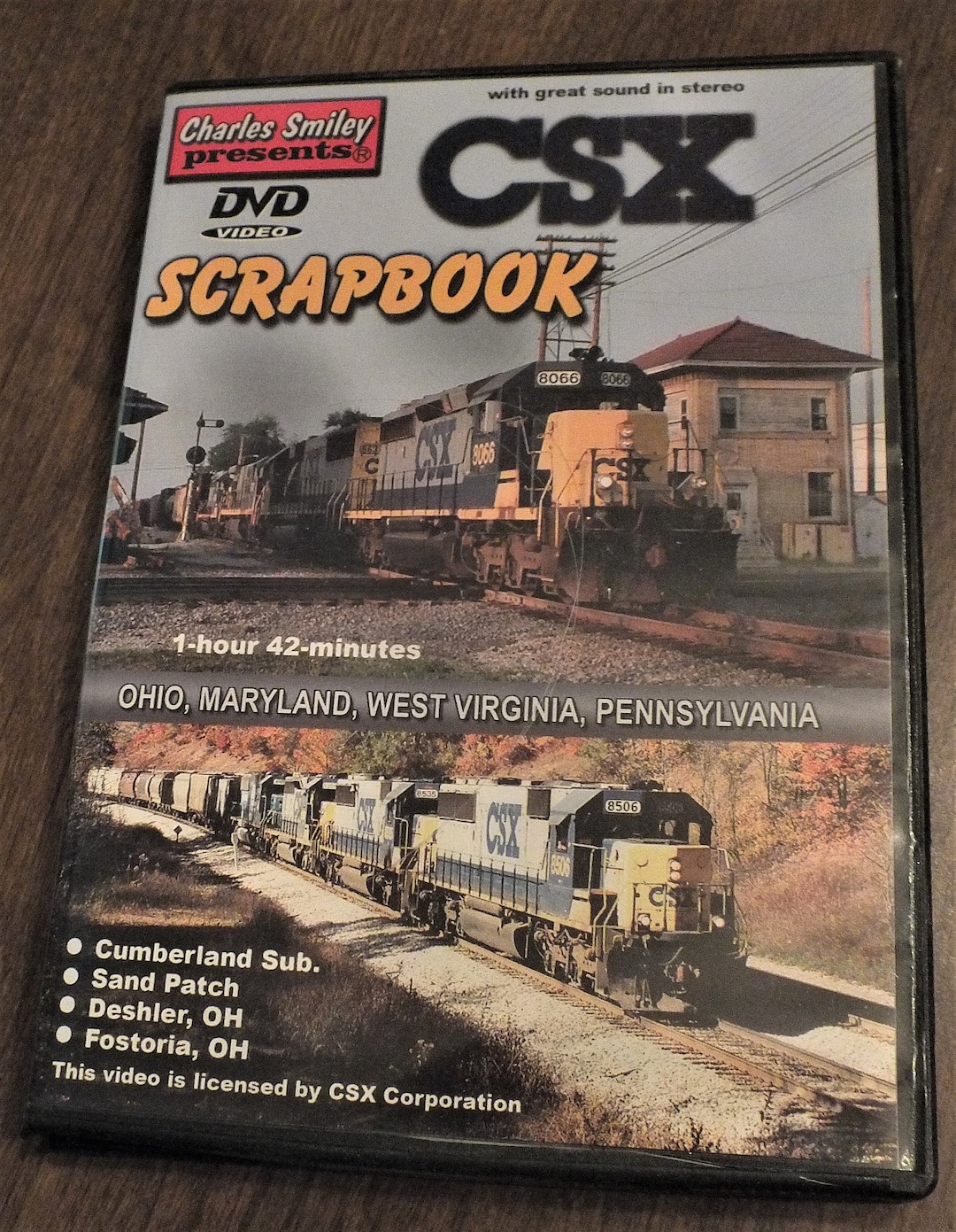 CSX Scrapbook DVD ... Ohio, Maryland, West Virginia, Pennsylvania - Etsy