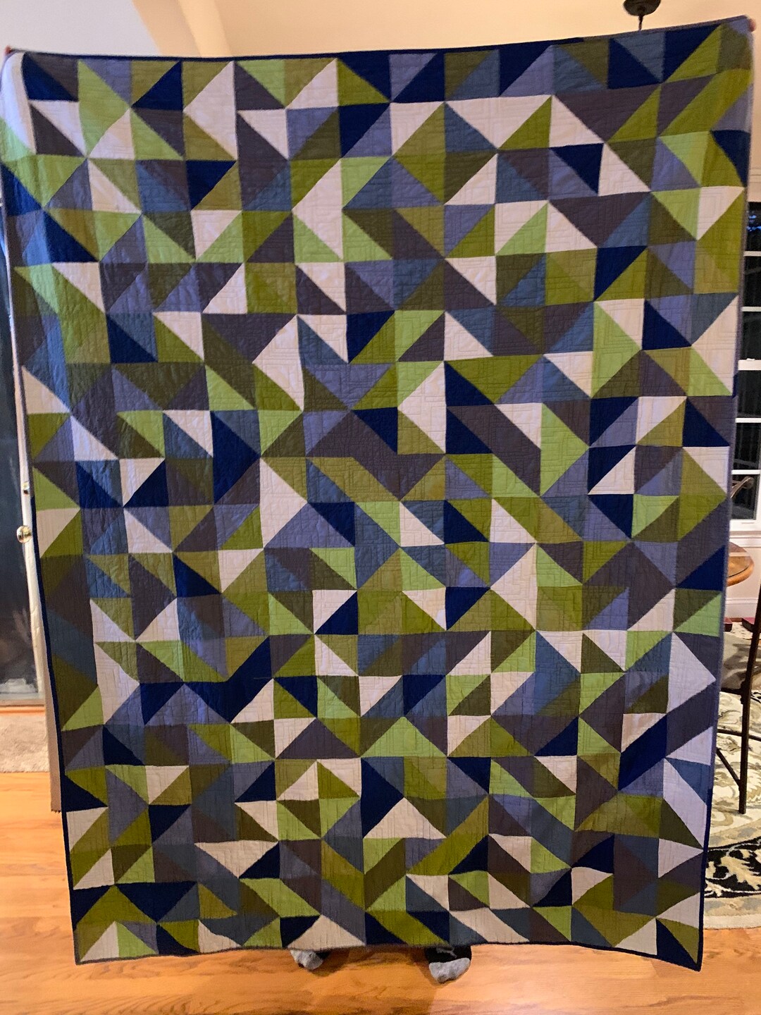 Half Crazy HST Quilt- PDF Pattern Instant Download - Etsy