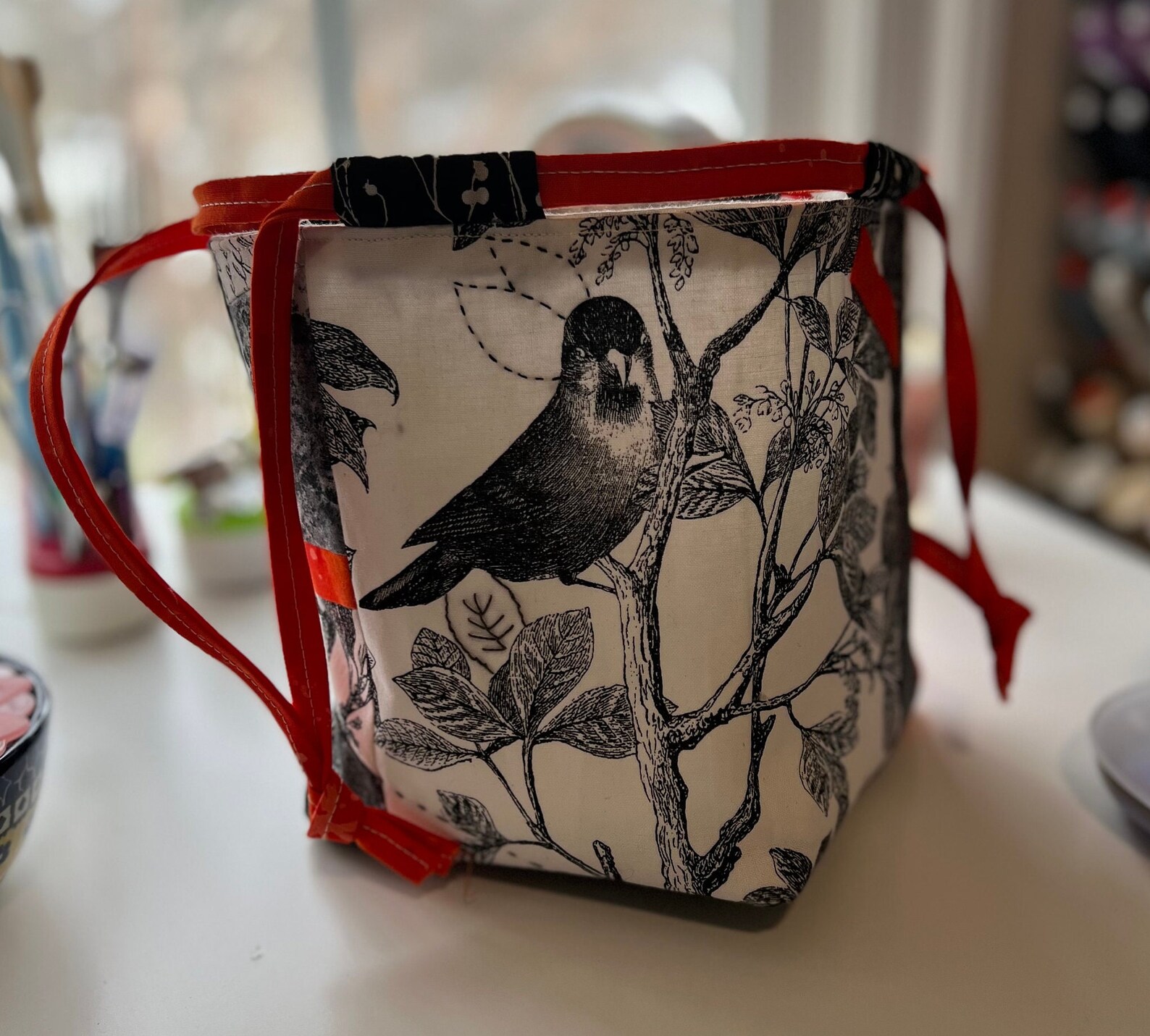 Japanese Rice Bag Project Bag | Etsy