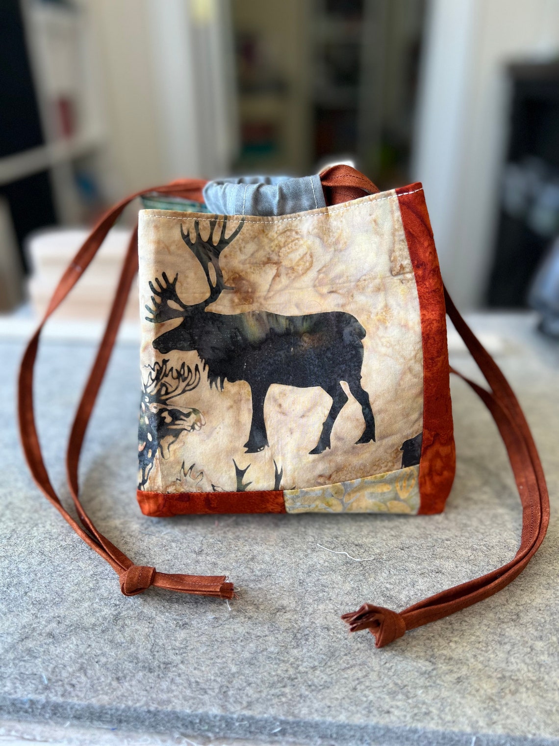 Japanese Rice Bag Project Bag | Etsy