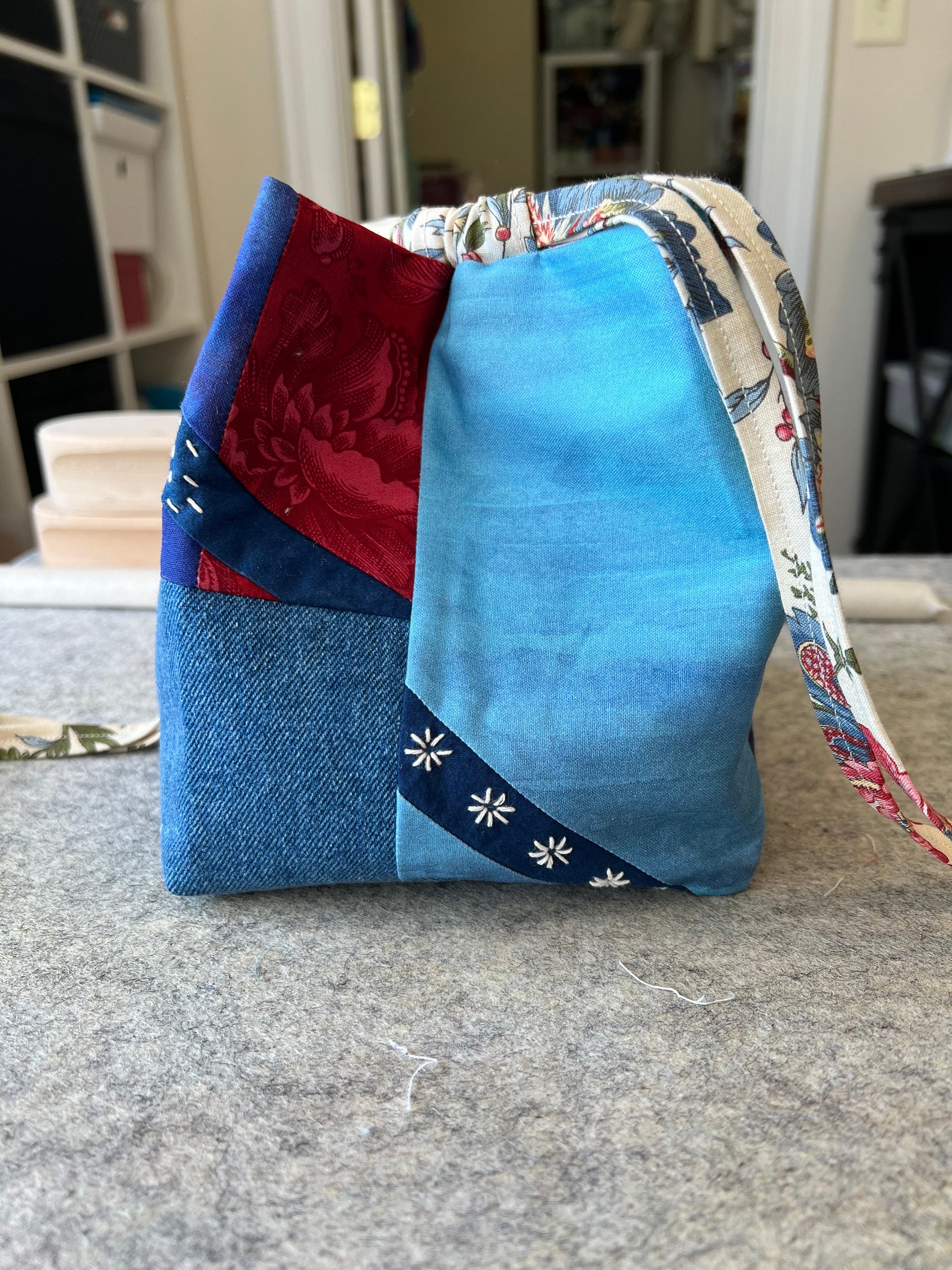 Japanese Rice Bag Project Bag - Etsy