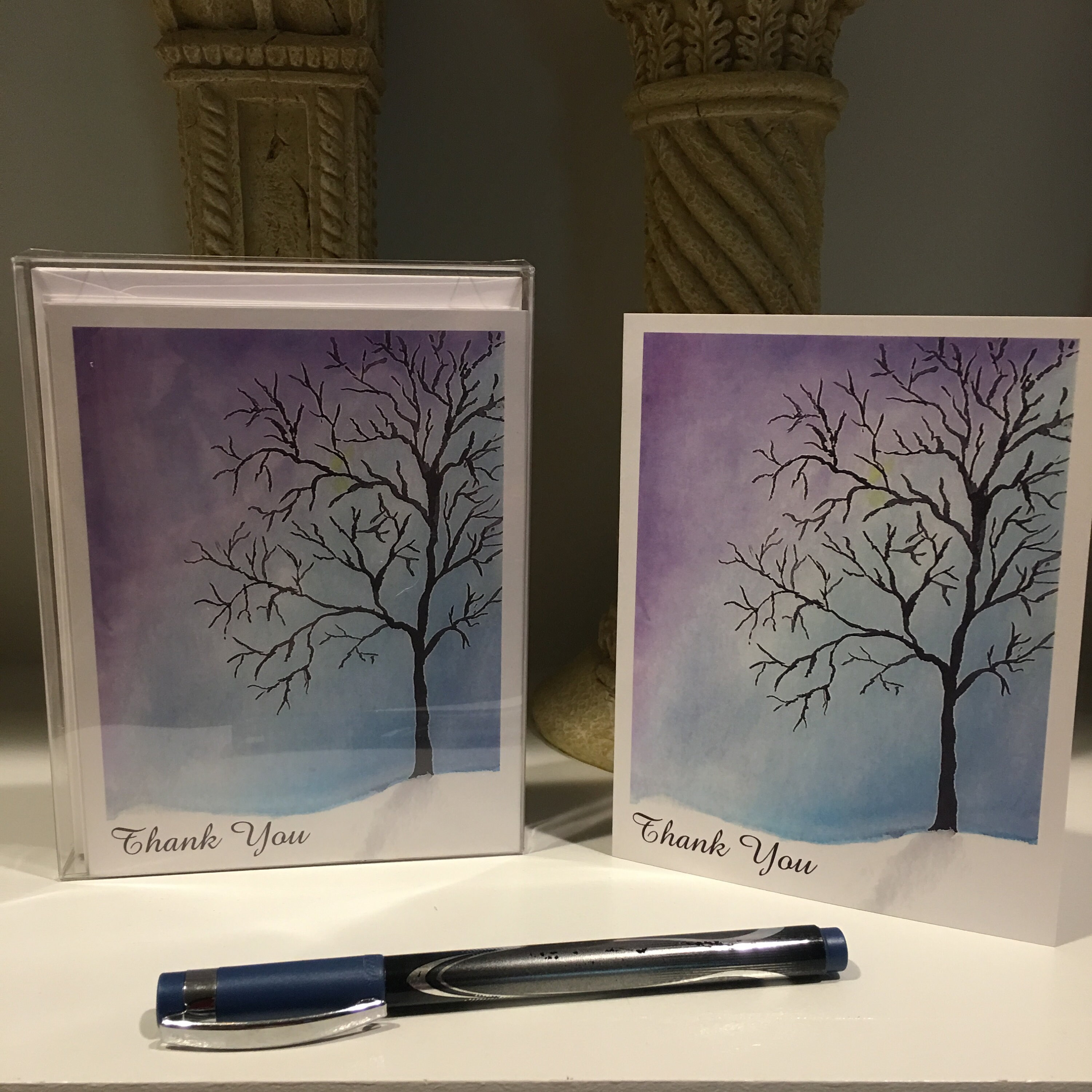 Watercolor Notecards Set of 5 - Etsy