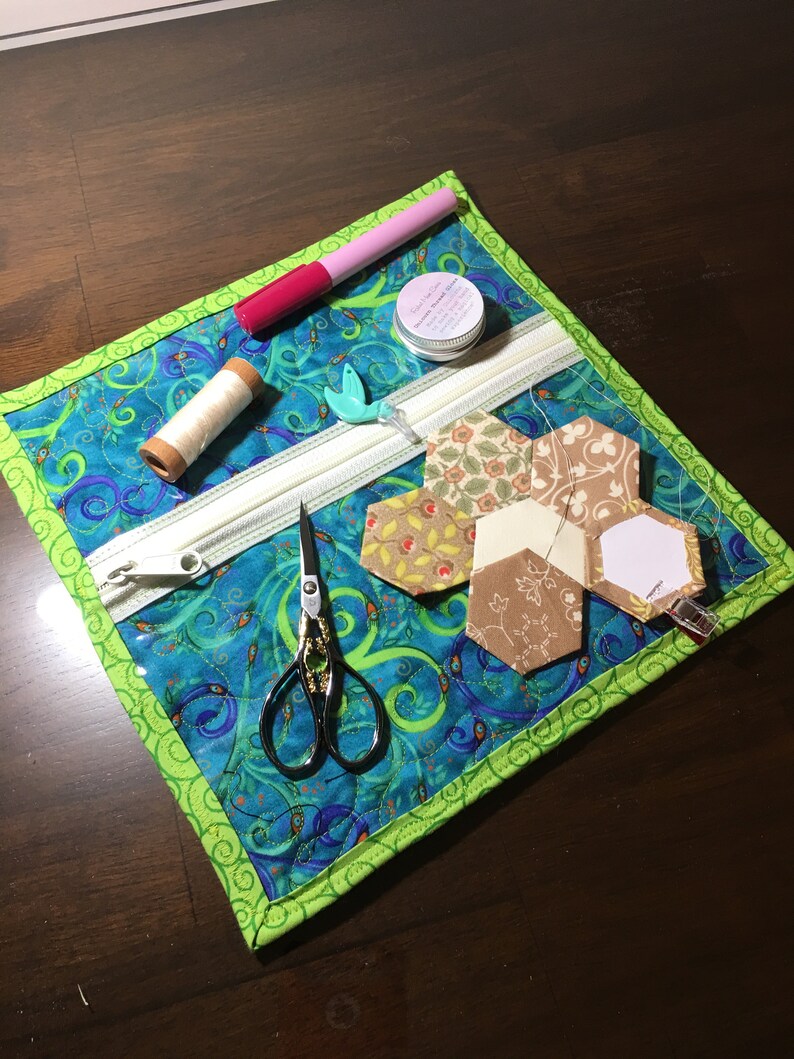 EPP Bag Project Pouch Notions Bag Zippered Pouch | Etsy