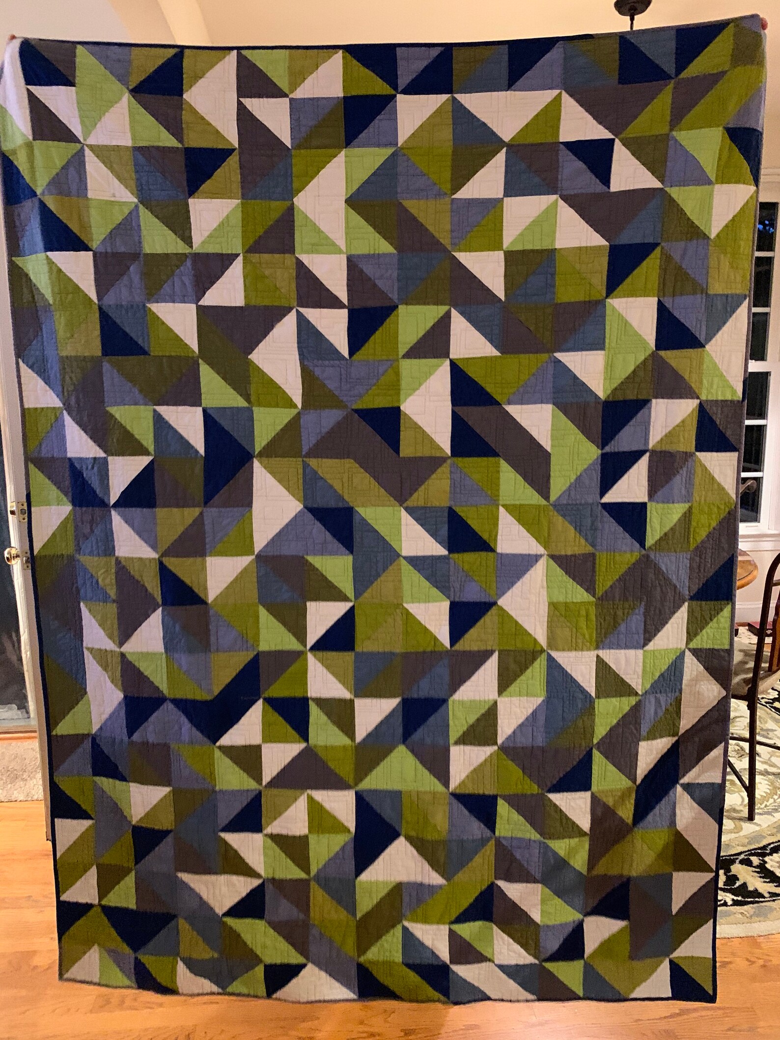 Half Crazy HST Quilt- PDF Pattern Instant Download - Etsy