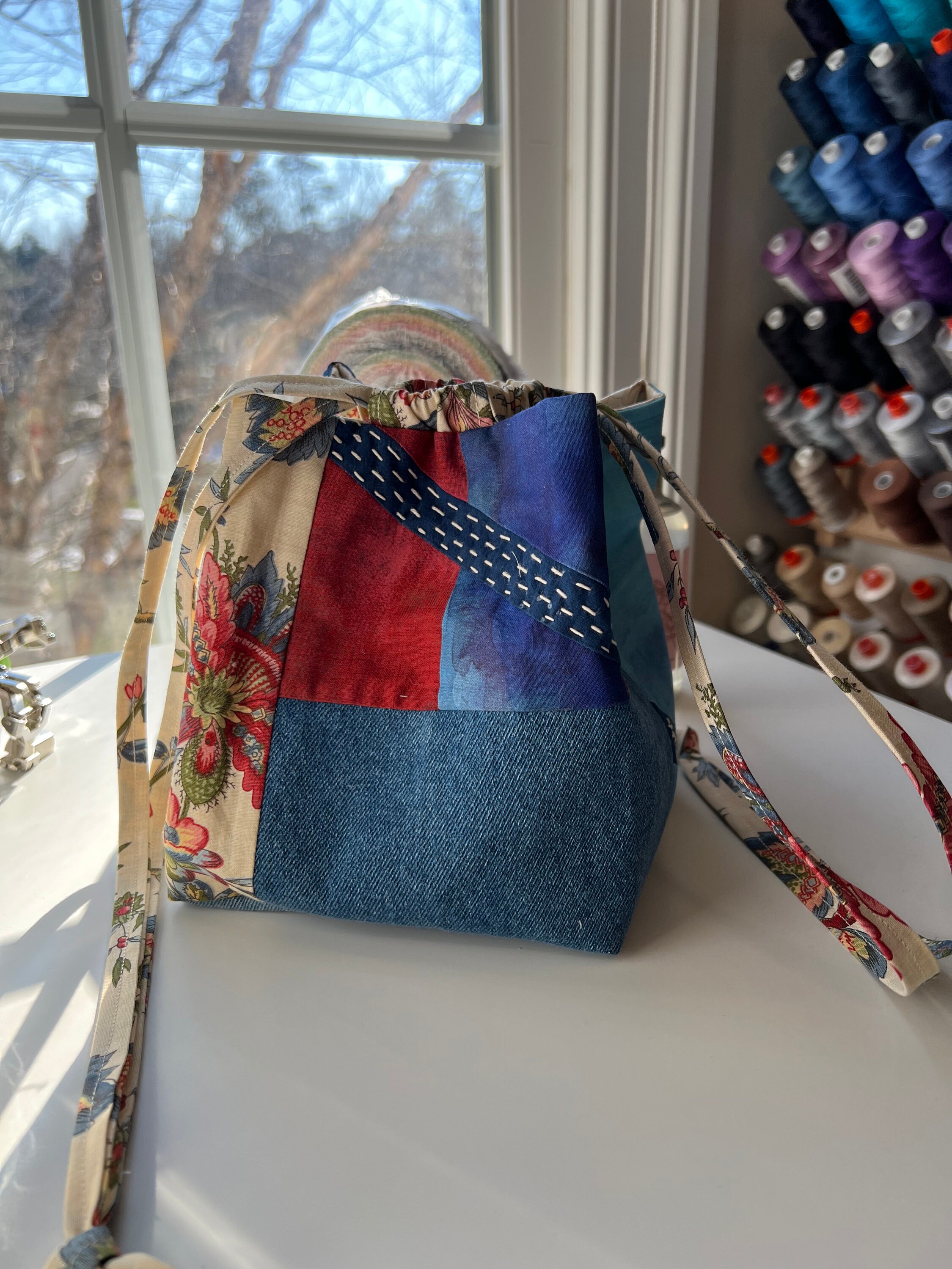 Japanese Rice Bag Project Bag - Etsy