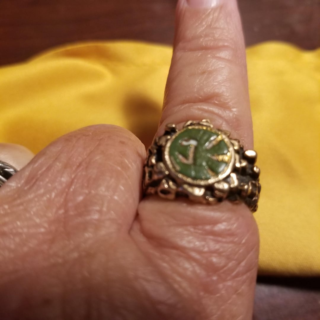 Extremely Rare Vintage Eckankar Ring. 10k Gold and Enamel. ECKANKAR - Etsy
