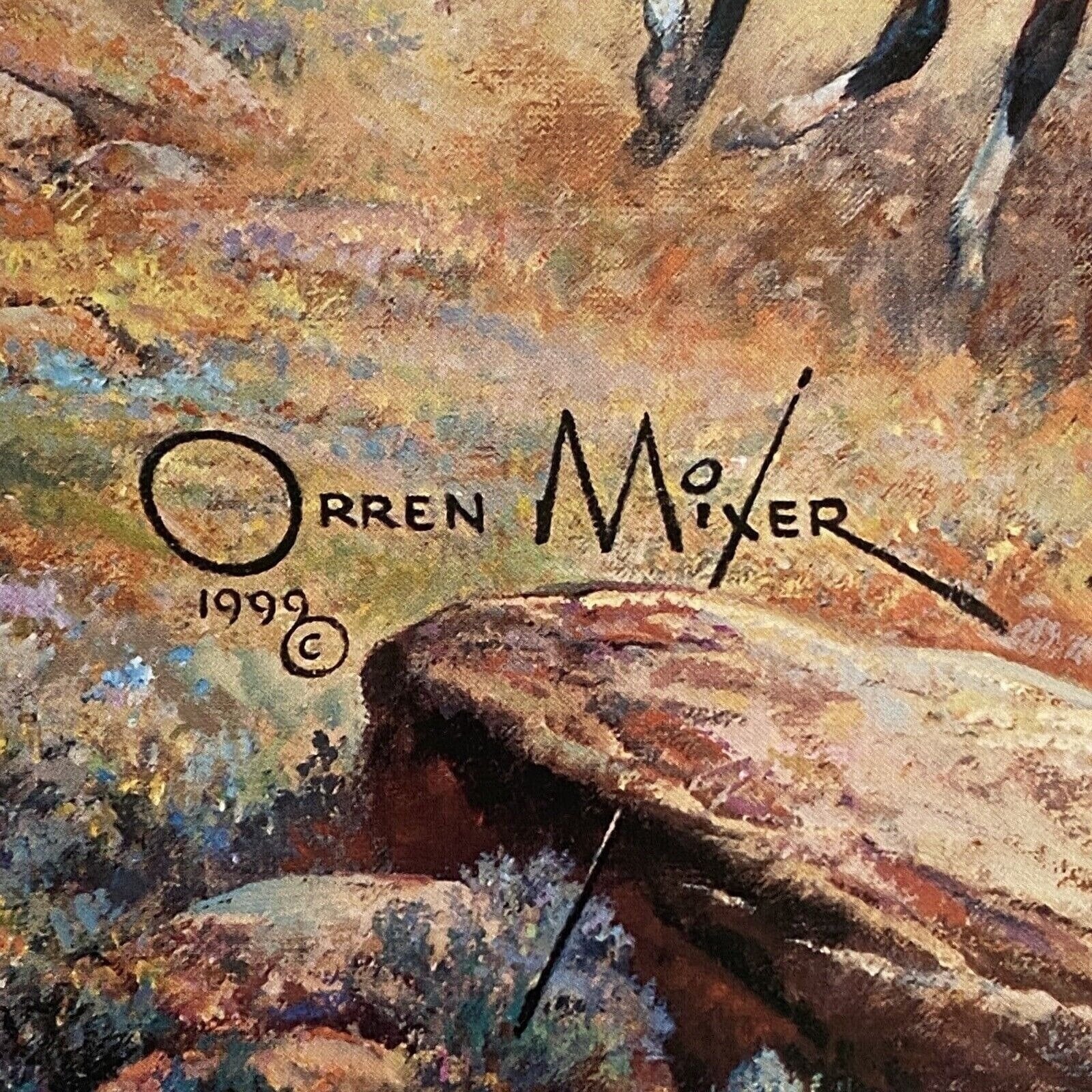 Orren Mixer Art Print Appaloosa Horse Mare and Foal 20 X 24 1999 Poster ...