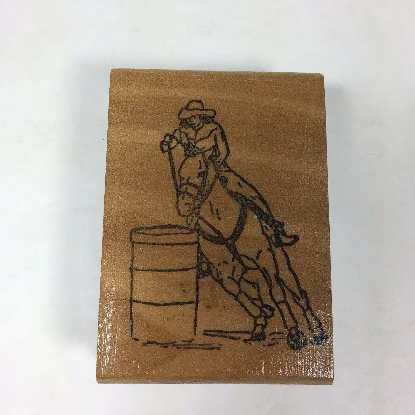 Barrel Racing HORSE Rubber Stamp Rodeo 1997 OK Stamp Art Co. | Etsy UK