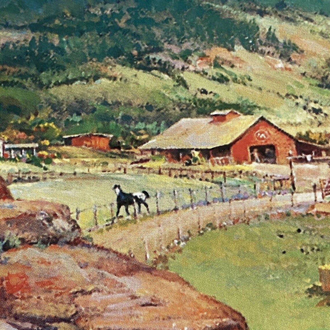 Orren Mixer Art Print Appaloosa Horse Mare and Foal 20 X 24 1999 Poster ...