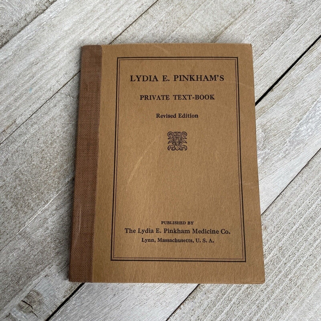 1900s Lydia Pinkham's Female Ailments Private Text Book Women Only ...