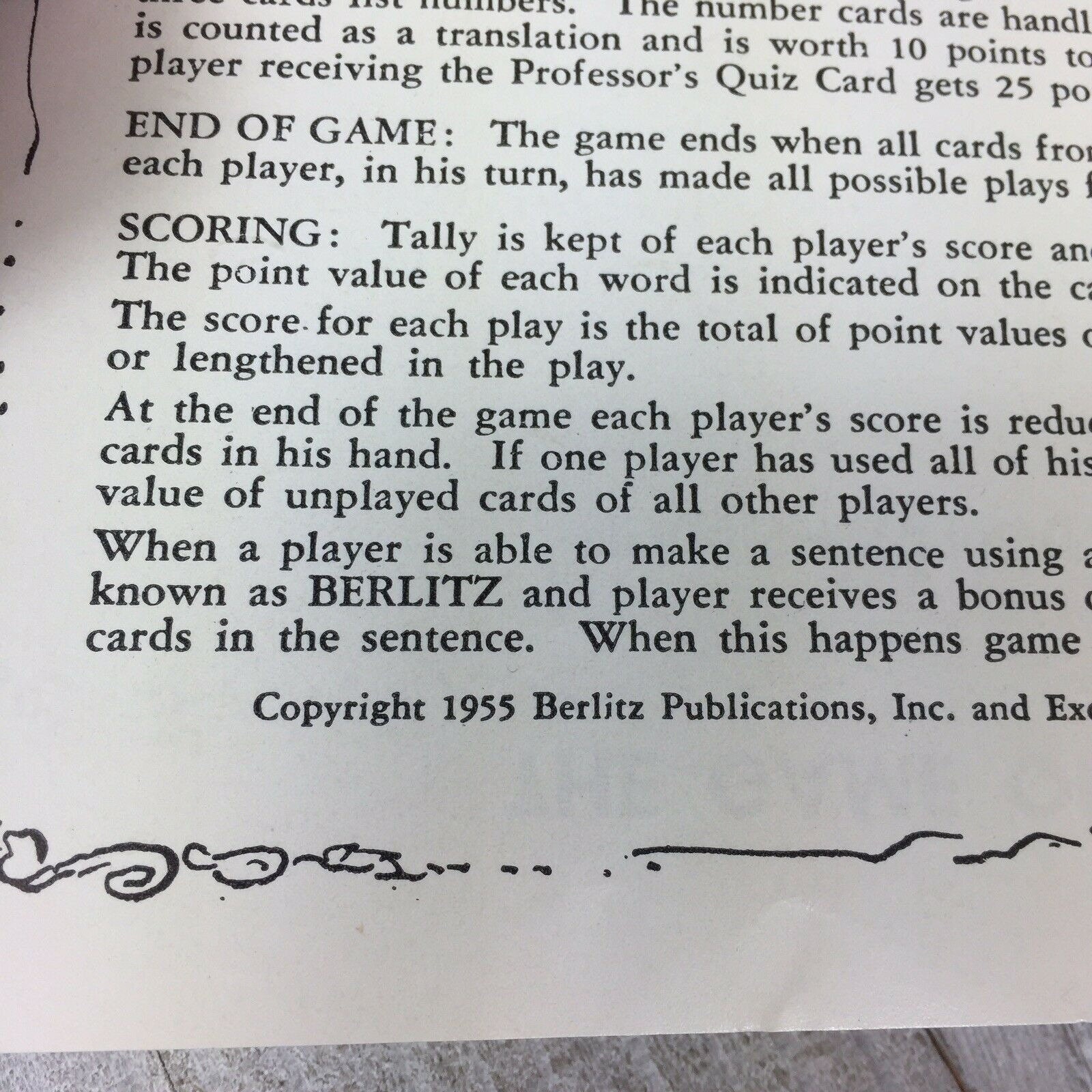 Vintage 1955 Berlitz Espanol Card Game LEARN SPANISH Word Playing 162 ...