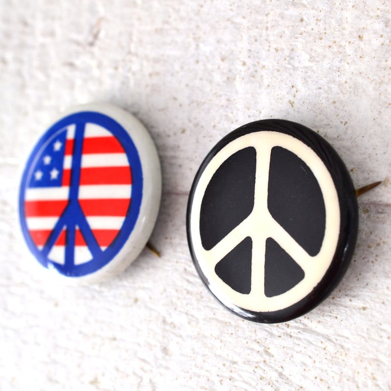 Hippie Pin - Etsy